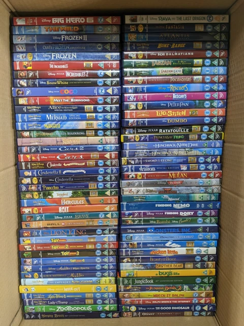 DISNEY ANIMATION DVD Bundle x78: Bambi, Rava, 101 Dalmatians ...