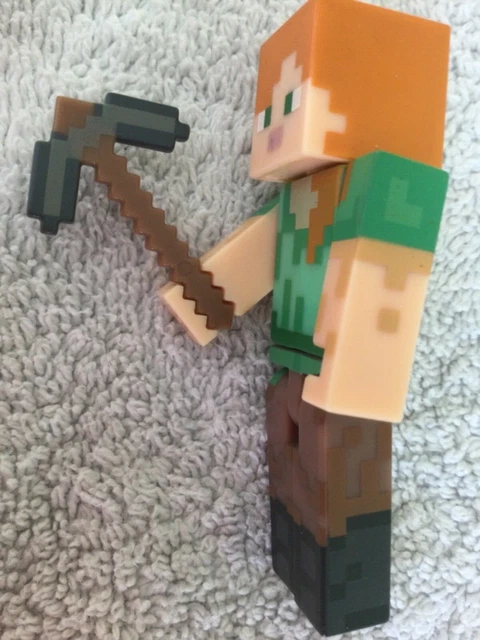 FIGURINE MINECRAFT OVERWORLD - Alex avec hache Mojang EUR 2,40 ...
