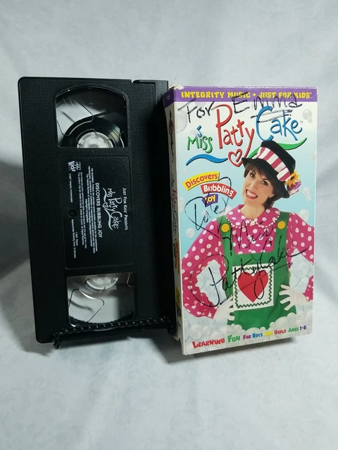 MISS PATTY CAKE Discovers Bubbling Joy VHS RARE Signed For Emma Love ...