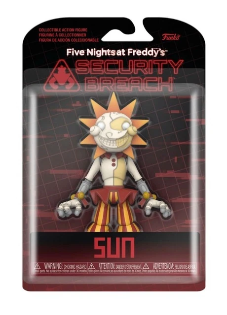 FIVE NIGHTS AT Freddys Sun Figure FNAF Security Breach Funko Action UK ...