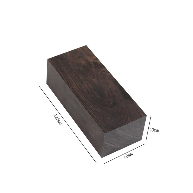SMOOTH BLACK SANDALWOOD Block Dalbergia Melanoxylon Wood Carving Block ...