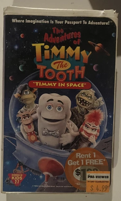 THE ADVENTURES OF Timmy the Tooth - Timmy in Space (VHS, 1995 ...