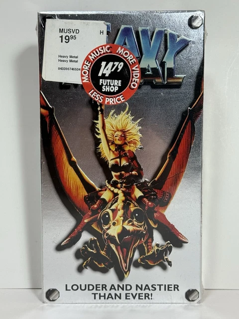 HEAVY METAL 1981 Movie (VHS Tape, 1996) THX Digitally Mastered Factory ...