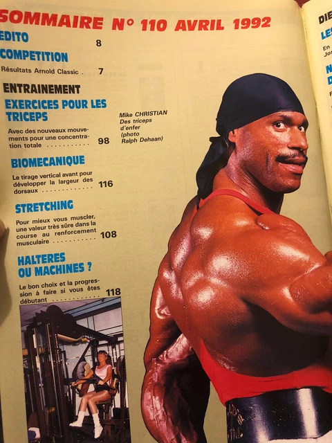 LE MONDE DU MUSCLE 1992 April #110 Shawn Ray Anja Schreiner Cover Old ...