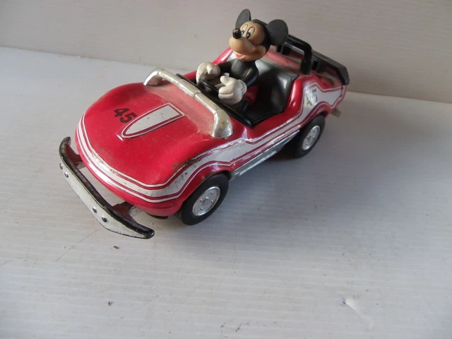 VOITURE DE COURSE vintage Disney Mickey Mouse numéro 45. dans l'état ...