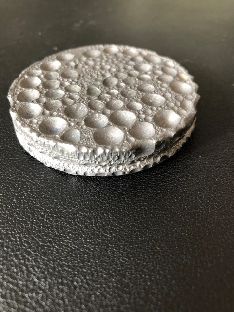 UNIQUE SOLID LEAD (398g) 65 x 13mm Moon surface paperweight £29.82 ...
