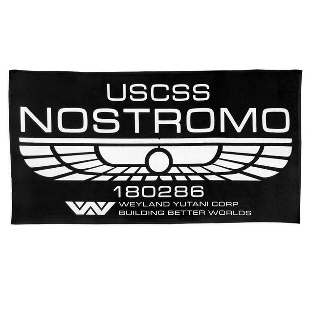 ALIENS USCSS NOSTROMO Bath Towel Weyland Yutani Xenomorph M41A Pulse ...