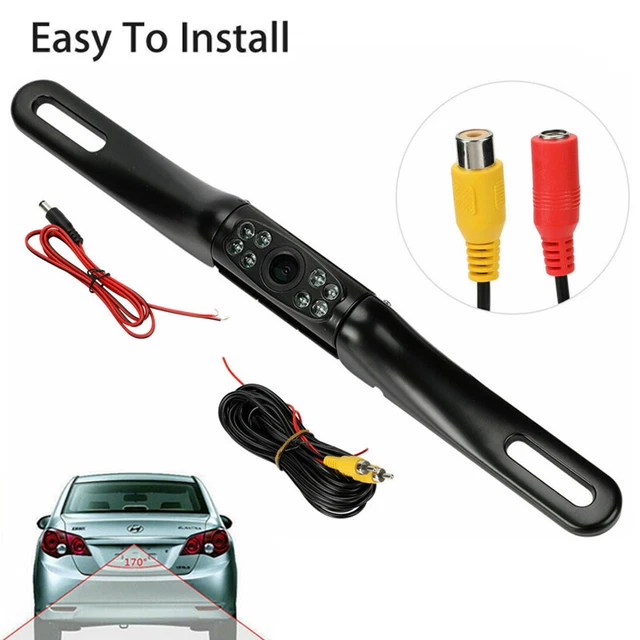 8LED CAR REAR View Reverse Parking Backup Camera HD Wide Night Vision ...