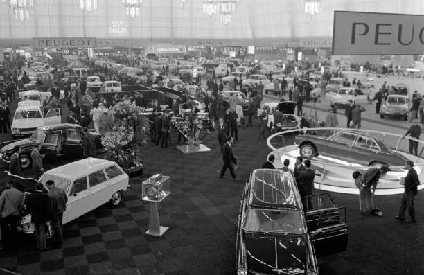 GENERAL VIEW STANDS Paris Motor Show France October 1968 Old Photo EUR ...