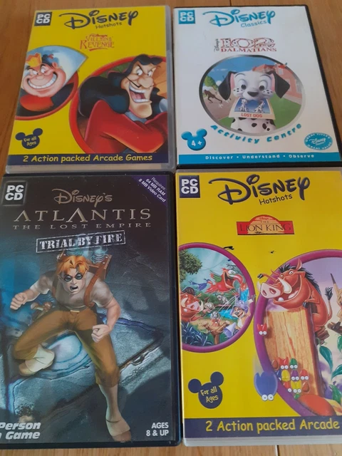 RETRO DISNEY PC Game Bundle Lion King ,Villains Revenge .102 Dalmations ...