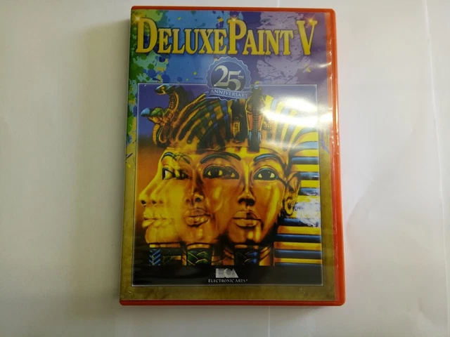 AMIGA DELUXE PAINT V - NEUES ARTWORK - ""BOXED"" 25. CD-ROM Deluxe Paint 5 DPaint EUR 34,00 ...