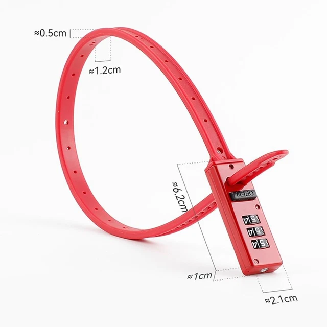 3-DIGIT COMBINATION LOCK Weather-Resistant Features Adjustable Strap ...