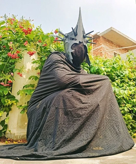 LA TENUE NAZGÛL manteau casque tenue ringwraith robes noir cavalier ...