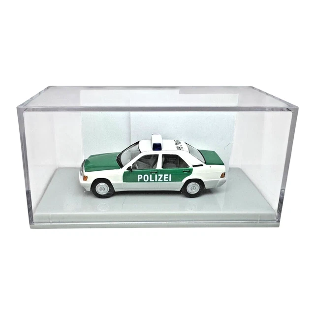 1:87 BREKINA 13213 Mercedes 190 E Polizei Starmada mit Acrylabdeckung ...