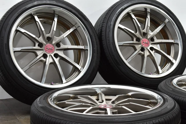 JDM WEDS WHEEL set 4wheels set 18 inch 9J +30 +36 PCD 114.3 225/45R18 ...