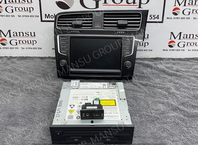 (2017) VW GOLF R Mk7 Screen Discover Media Mib Satnav Harman Bigger ...