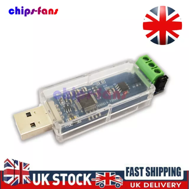 5V USB TO CAN Bus Converter Adapter USB to CAN Module TJA1051T/3 ...