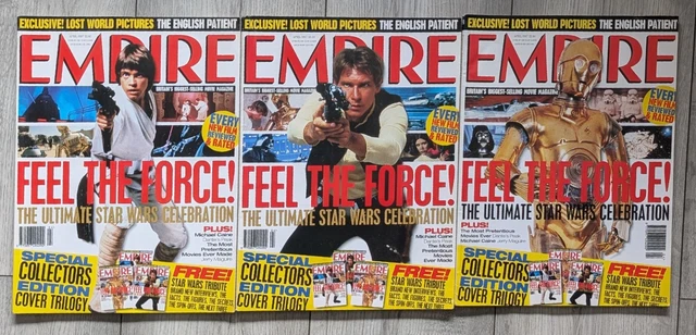 3 X EMPIRE Magazine April 1997 STAR WARS Special Mag - Trilogy Edition ...