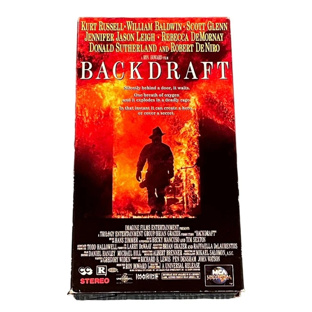BACKDRAFT (VHS, 1991) TESTED Tape And Cover £9.14 - PicClick UK