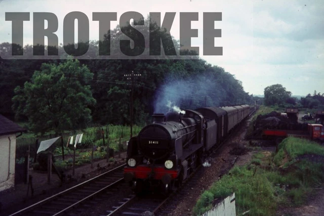 35MM SLIDE BR British Railways Steam Loco Class N 31411 Chilworth 1964 ...