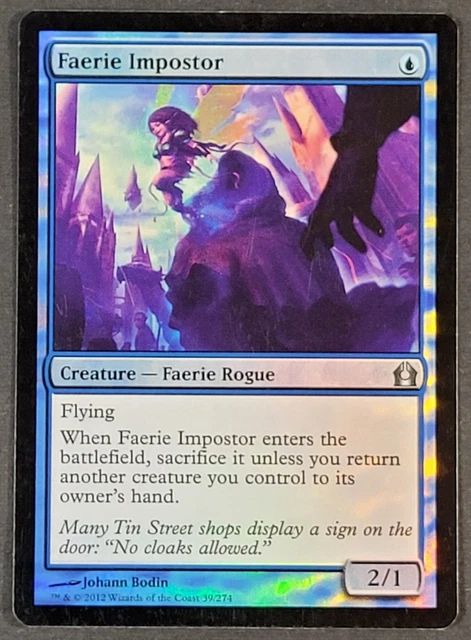 MTG CARD - 1x Faerie Imposter - Return to Ravnica LP/NM Foil Magic The Gathering $4.85 - PicClick CA