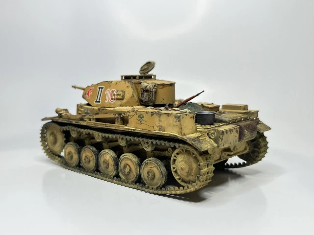 1/35 AFRICA CORPS DAK Panzer II WW2. Pro painted, Pro Built £146.42 ...