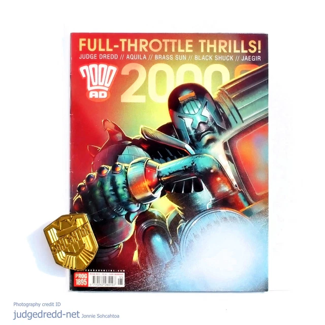 2000AD PROG 1895 Judge Dredd Comic Issue Very Good to Excellent ...