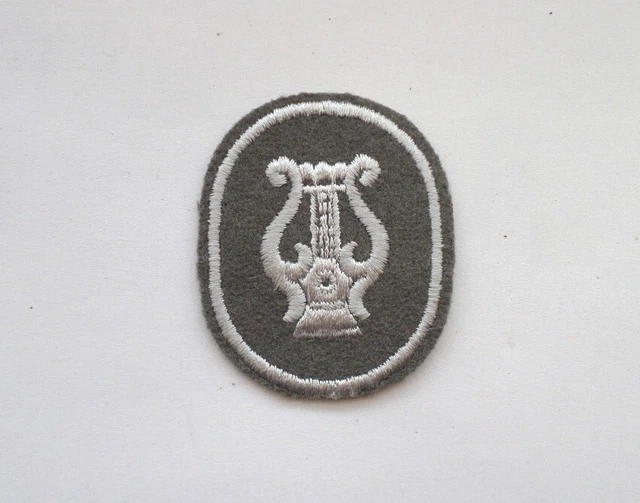 DDR NVA GRENZTRUPPEN Musiker Aufnäher Abzeichen für Uniform , East ...
