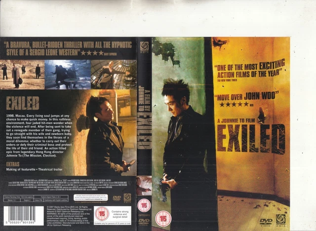 EXILED-2007-[ANTHONY WONG]-JOHNNIE TO Film-Movie JTF-DVD £56.73 ...