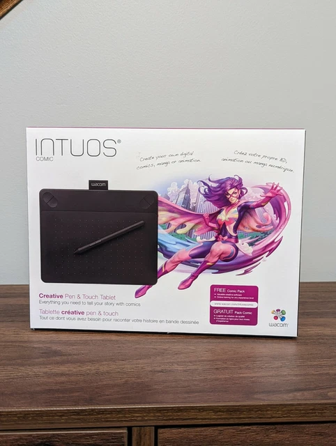 WACOM INTUOS COMIC Pen & Touch Tablet ** 2015 Create Comic art (EUC ...