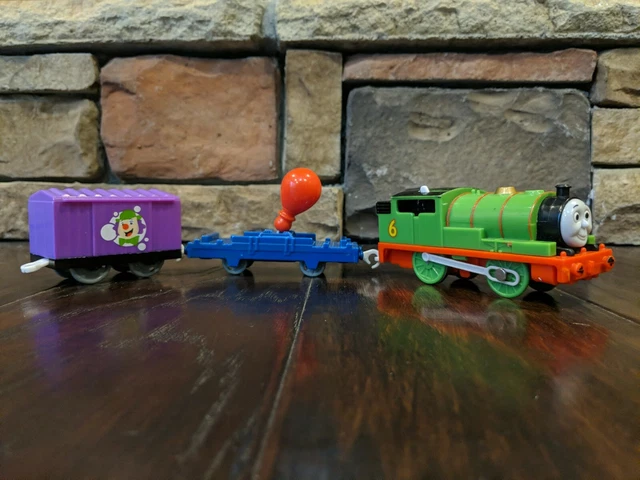 THOMAS FRIENDS MOTORIZED Trackmaster Up Up & Away Percy Working w ...