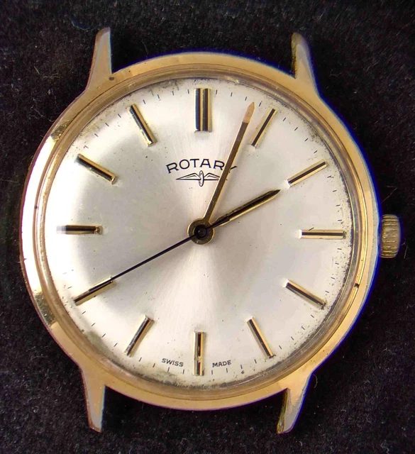 ROTARY SWISS MEN'S Manual-Wind 1950/51 Vintage Watch -- Running/Repair ...