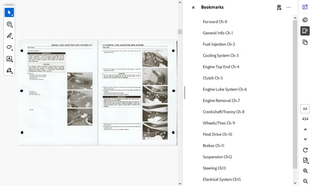 KAWASAKI ZX-12R 2000-2003 Workshop Repair Service Manual PDF £5.60 - PicClick UK