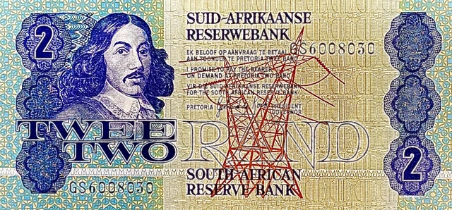SOUTH AFRICA REPUBLIC South African Reserve Bank 2 Rand 1978-1981 UNC ...