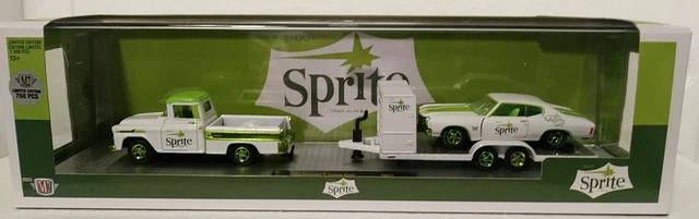 M2 MACHINES SPRITE Hauler 58 Chevy Cameo Truck & 70 Chevy Chevelle ...