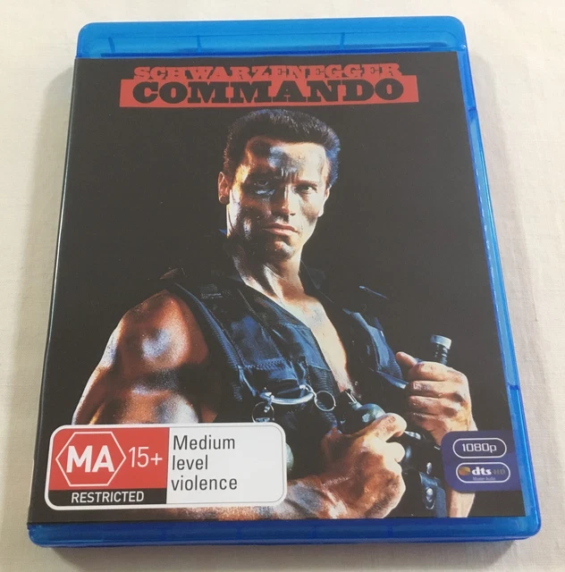 COMMANDO (1985) - Blu-Ray Region B | Like-New | Arnold Schwarzenegger £ ...