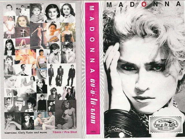 MADONNA EV-O-LU-TION : JAPAN NTSC VHS video tape : very rare / early ...