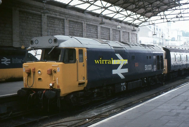 ORIGINAL RAILWAY SLIDE Class 50 50023 at Penzance £4.36 - PicClick UK