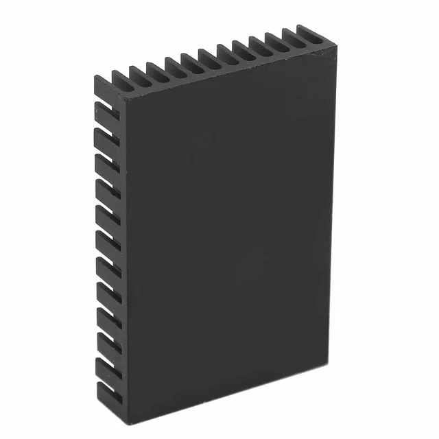RADIATORE DI RAFFREDDAMENTO in alluminio dissipatore di calore nero per ...