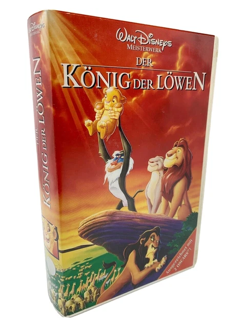 WALT DISNEY- KÖNIG der Löwen VHS Video mit Hologramm Meisterwerk VHS ...