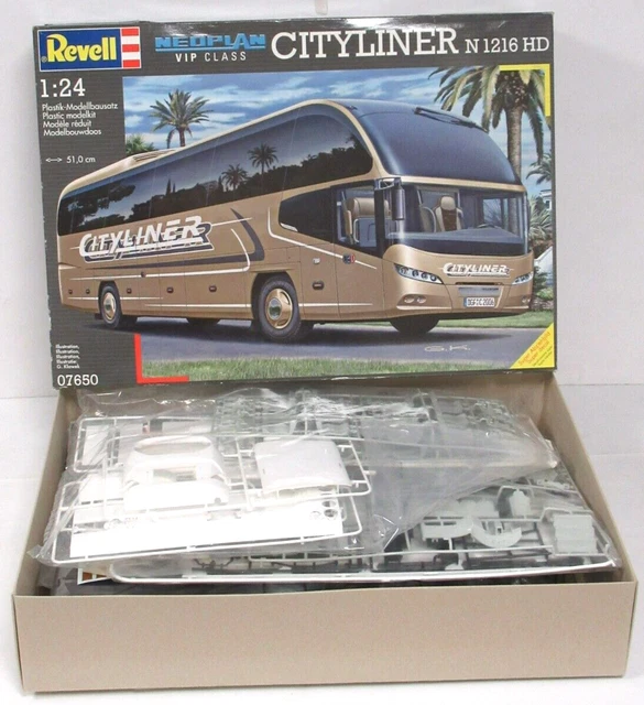REVELL NEOPLAN VIP Class Cityliner N 1216 HD 1:24 Plastic Model Kit ...