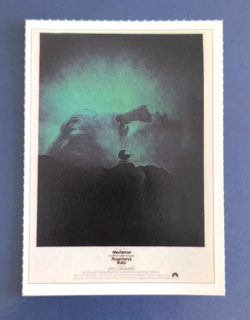 CARTOLINA CINEMATOGRAFICA ROSEMARY'S Baby 1968 Mia Farrow Polanski Ciak ...