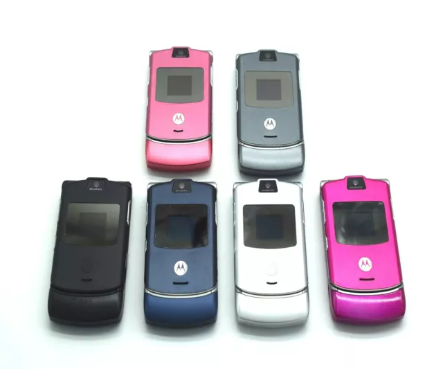 MOTOROLA V3 RAZR Sim Free Unlocked Bluetooth Flip Mobile Cell Phone £29 ... MOTOROLA V3 RAZR Sim Free Unlocked Bluetooth Flip Mobile Cell Phone £29 ...