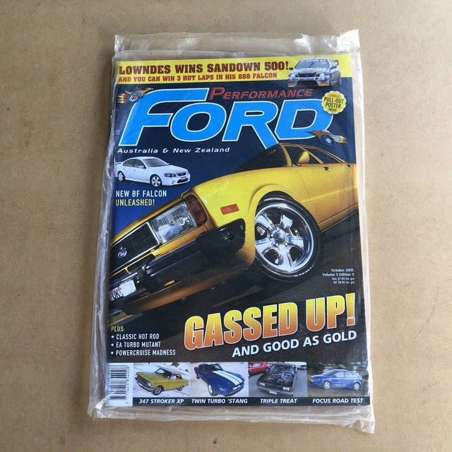 FORD PERFORMANCE XY V8 Mustang Cobra Muscle Cars 3 Magazines Lowndes ...