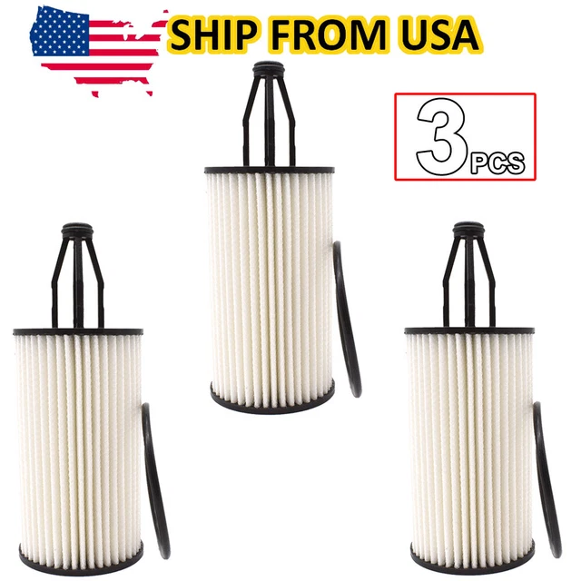 3X ENGINE OIL Filter For Mercedes Benz GL GLC GLK GLS ML R S SL C CL ...