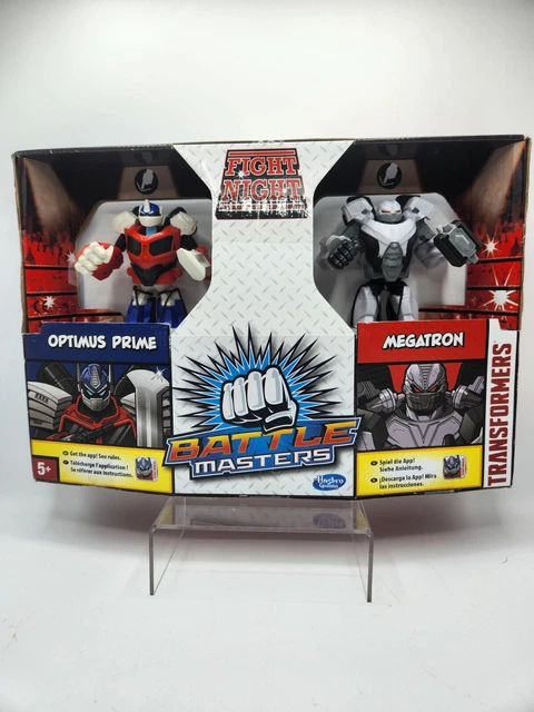 TRANSFORMERS BATTLE MASTER Optimus Prime And Megatron Fighting Robots ...