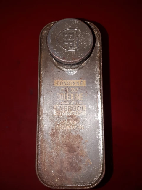 ANCIEN BIDON HUILE . Bp Solexine Solex Velosolex . Oil Can Motor ...
