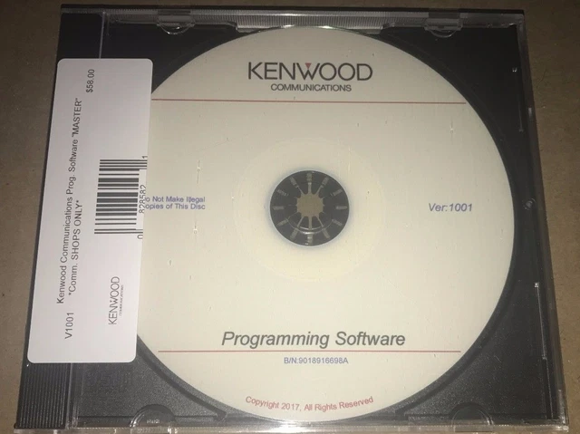 KENWOOD COMMUNICATIONS KPG Programming Tech CD Software With Serial ...