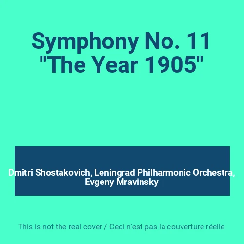 DMITRI SHOSTAKOVICH SYMPHONY No. 11 - The Year 1905' (CD) Album EUR 12,77 - PicClick FR