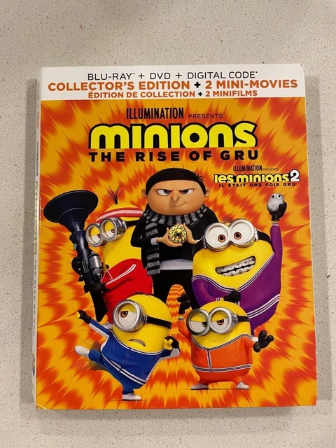 MINIONS RISE OF Gru - Blu Ray Sized - Slip Cover Only No Disc $4.00 ...